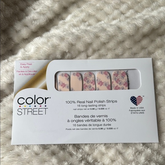 Color Street | Makeup | Color Street Pink Floral Nail Strips Flower Of ...